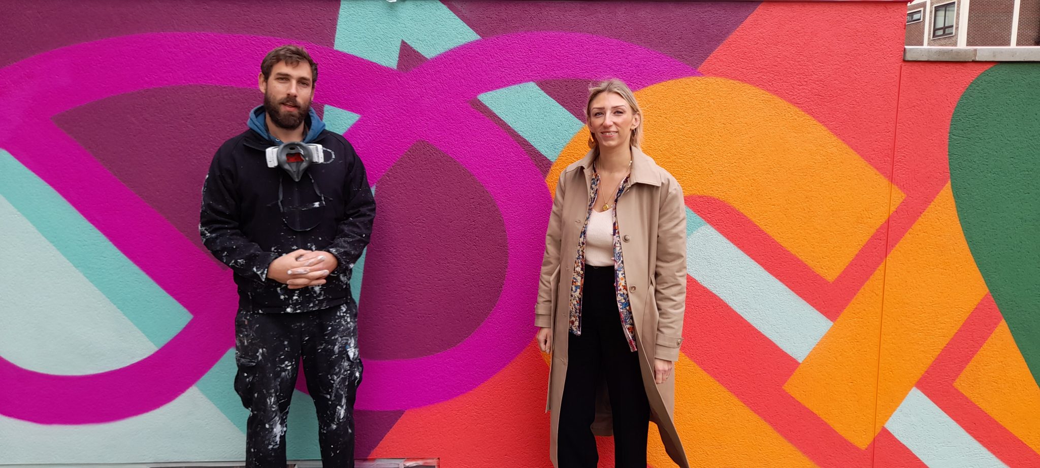 Street art wall brings colour and imagination to the city centre - We ...