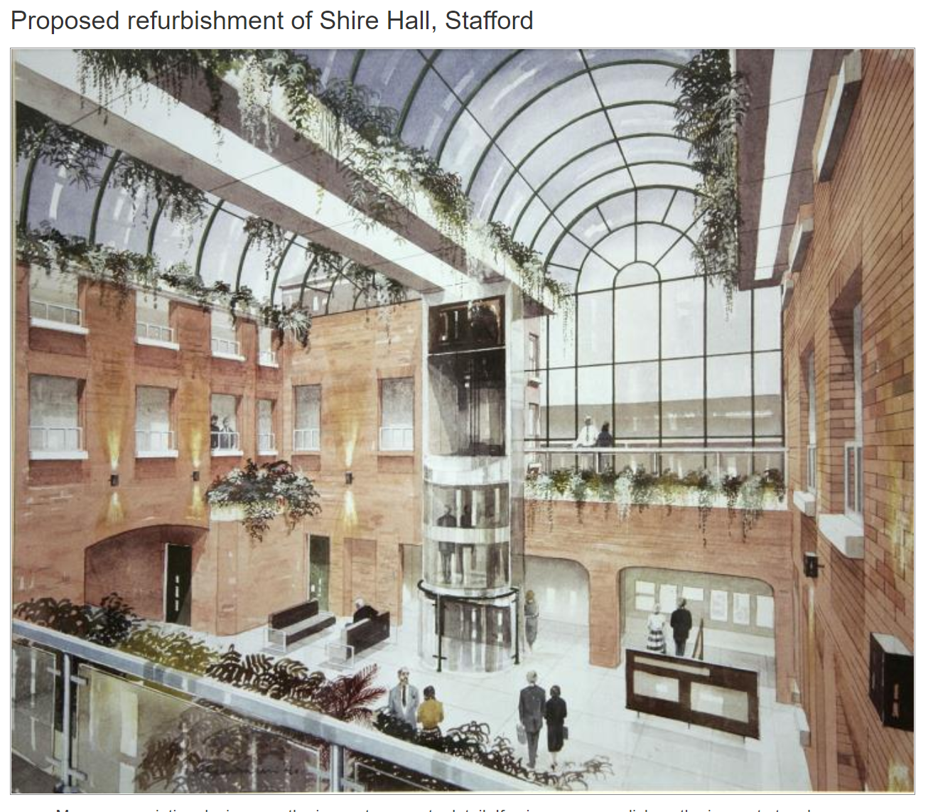 Work starts on new town centre enterprise hub in Stafford’s Shire Hall ...