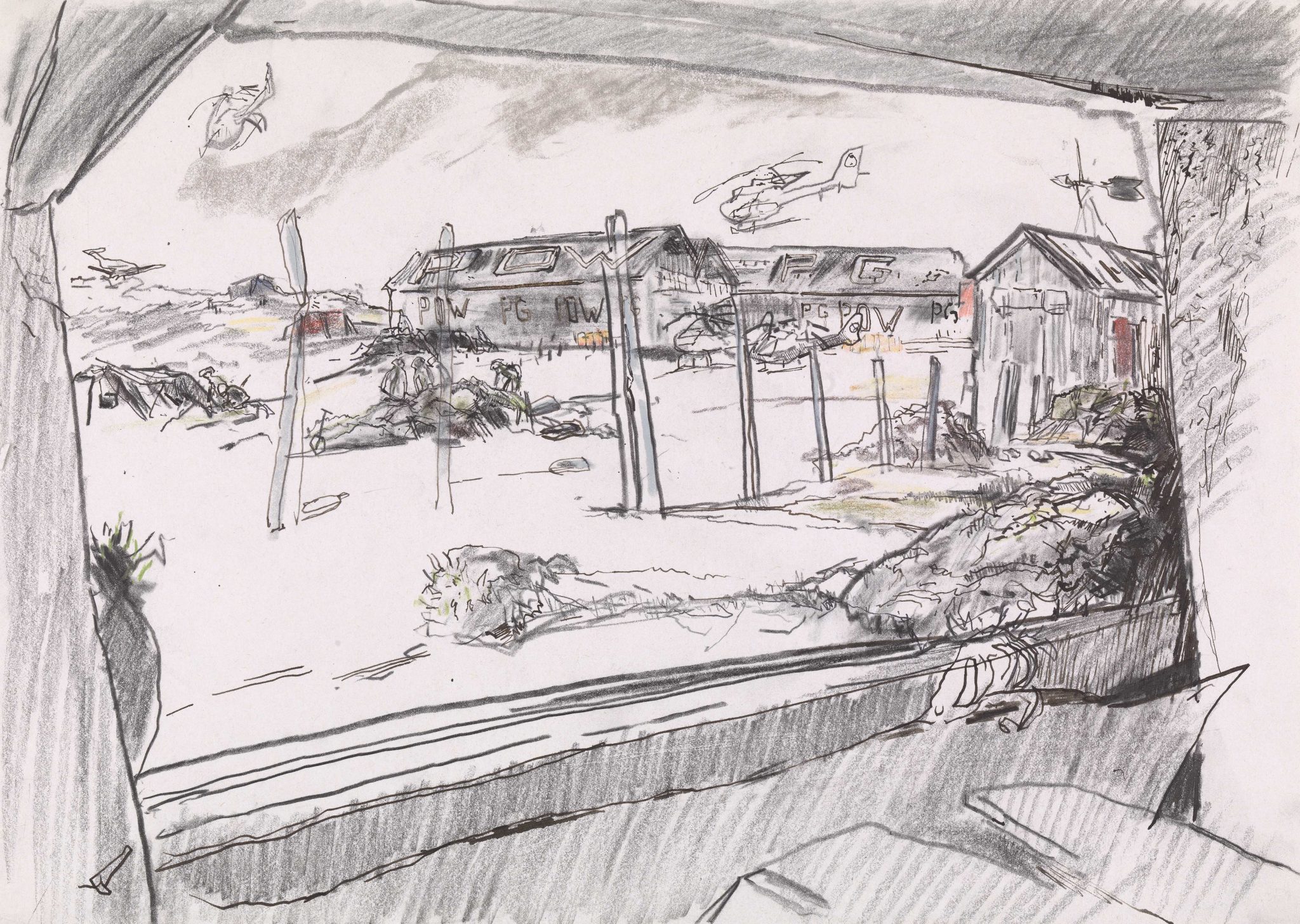 Battlefield sketches on display to mark 40th anniversary of the ...