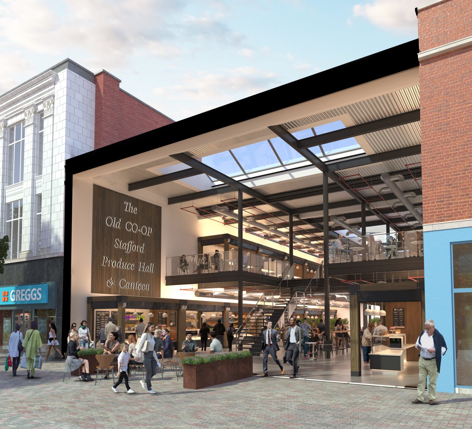 First look at the future transformation of derelict Stafford department ...