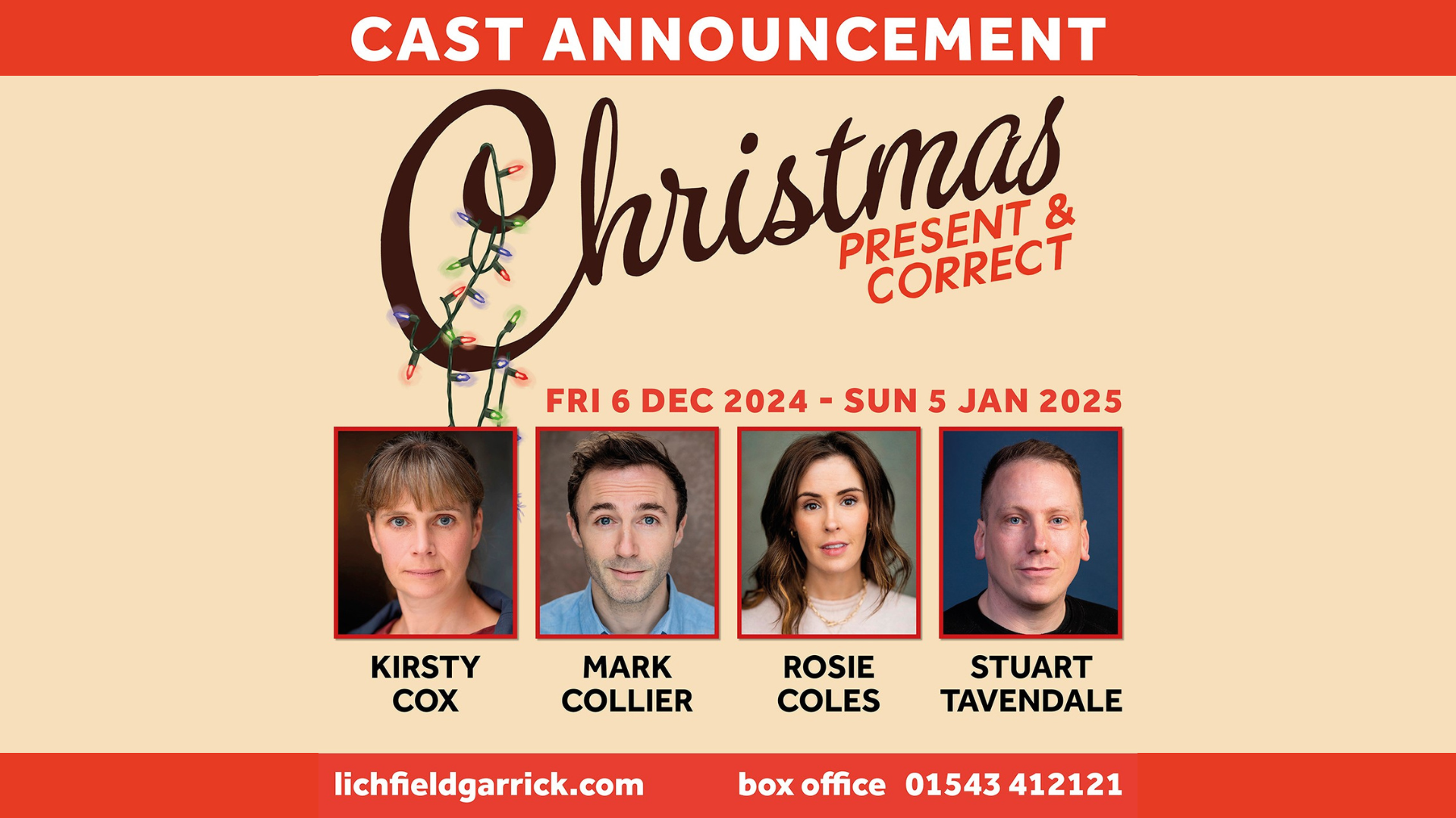 New Old Friends Cast Announcement for Christmas Present & Correct - We ...