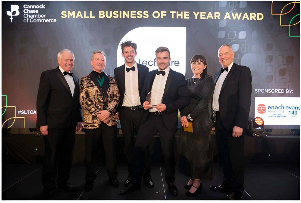 Techcare Wins “Cannock Chase Small Business of the Year” at SLTC Awards ...