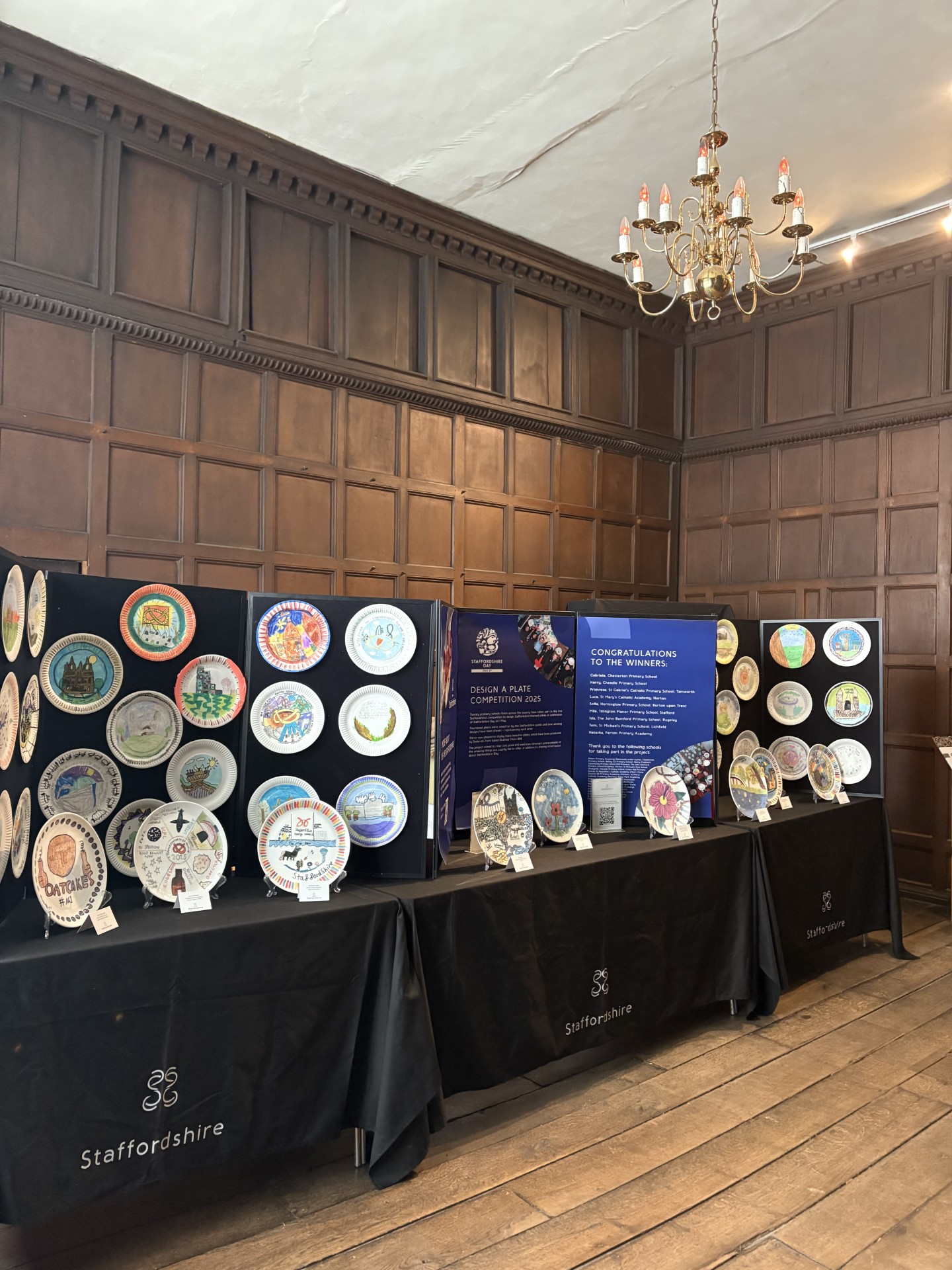 Staffordshire Day winning plates now on display at Tamworth Castle - We ...