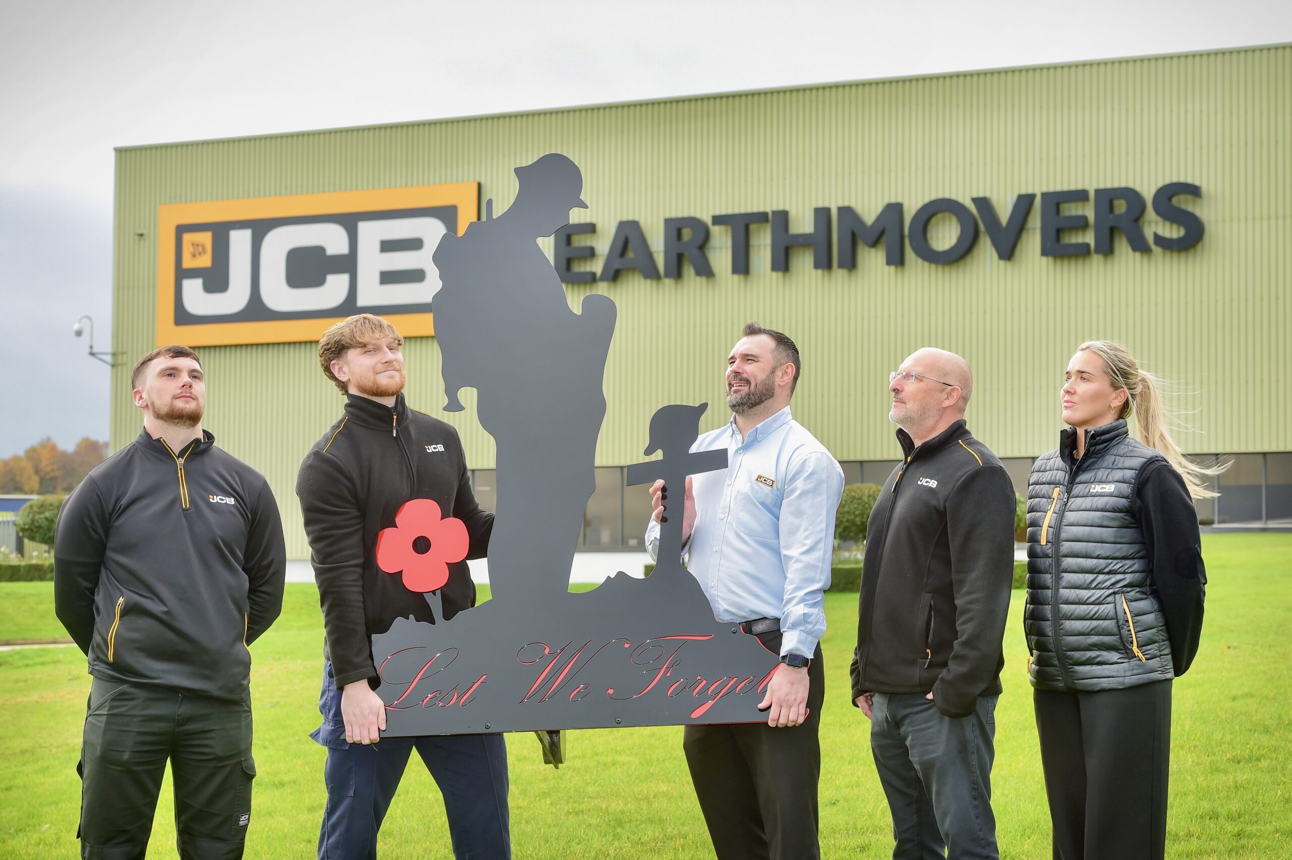 JCB TEAM UNVEILS POIGNANT FUNDRAISING REMEMBRANCE DAY TRIBUTE - We Are ...
