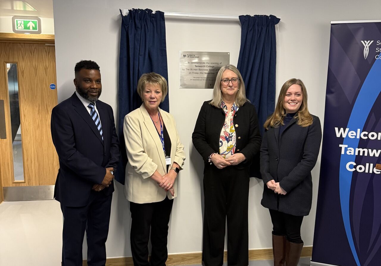 South Staffordshire College celebrates official opening of new Tamworth ...